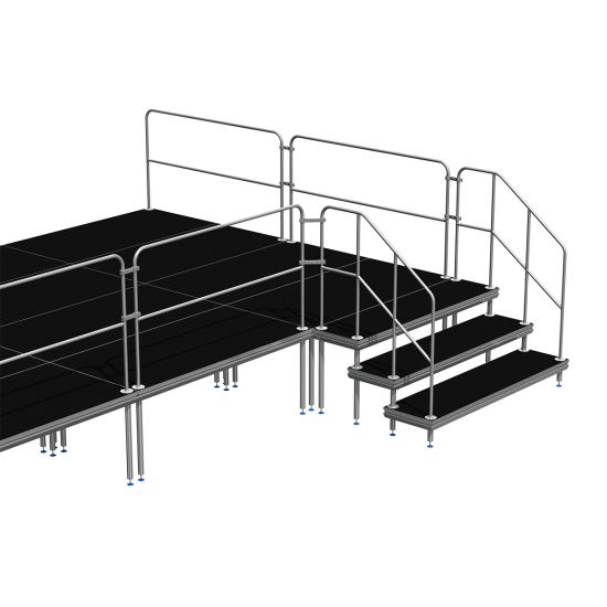 Eurotruss - Stage deck step 100 x 30cm | Fairlight