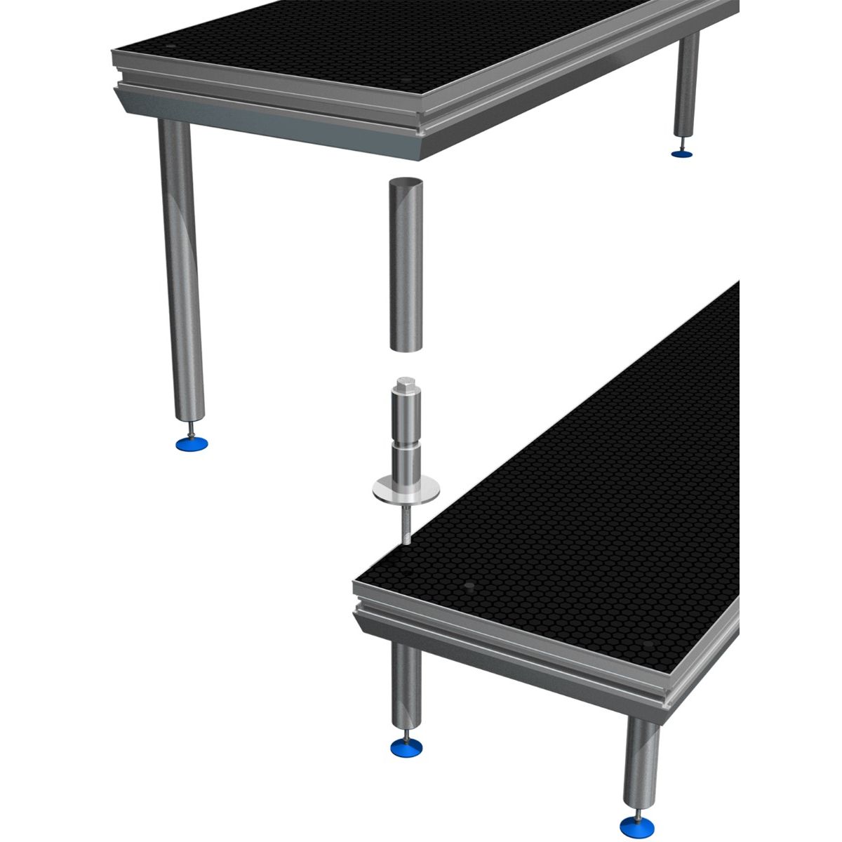Eurotruss - Stage deck step 100 x 30cm | Fairlight