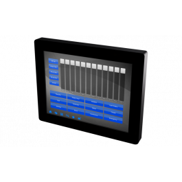 Pharos | TPS 8 B - Designer Touch Panel Station 8'' Black | Fairlight