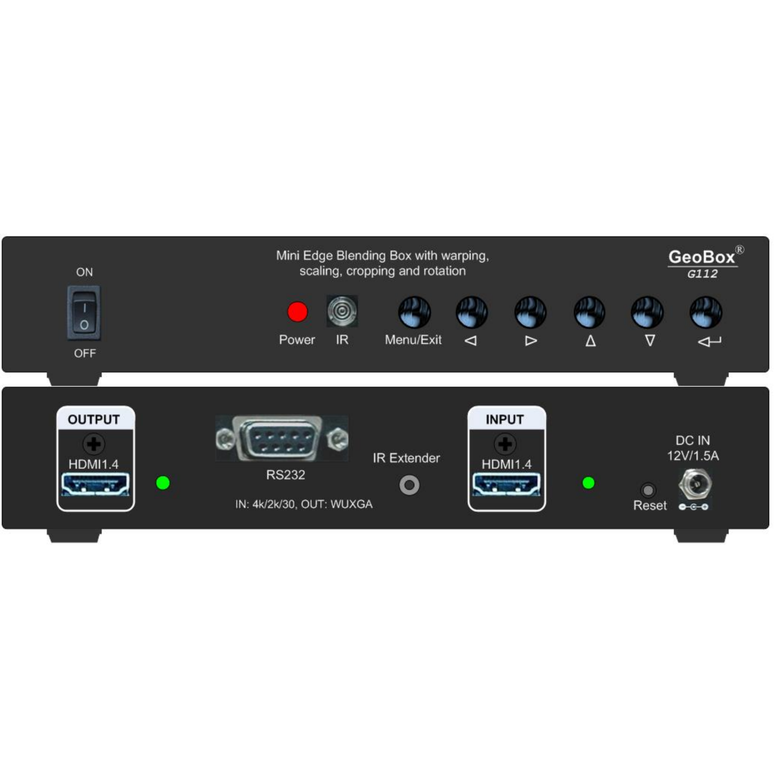 GeoBox | G112 - Mini single channel curved screen edge blend | Fairlight