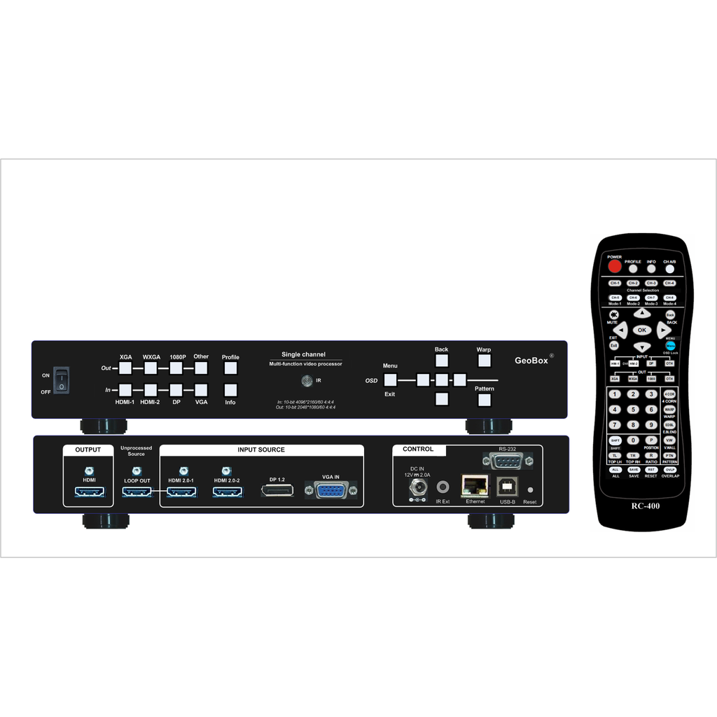 GeoBox - M801EX - Edge blending processor | Fairlight